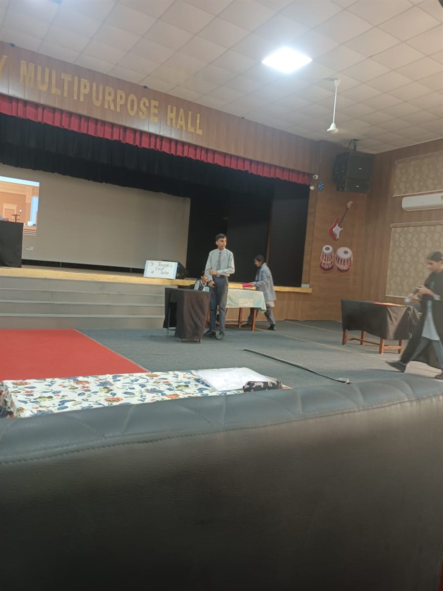 Court room mock session activity by the students of class -8 A