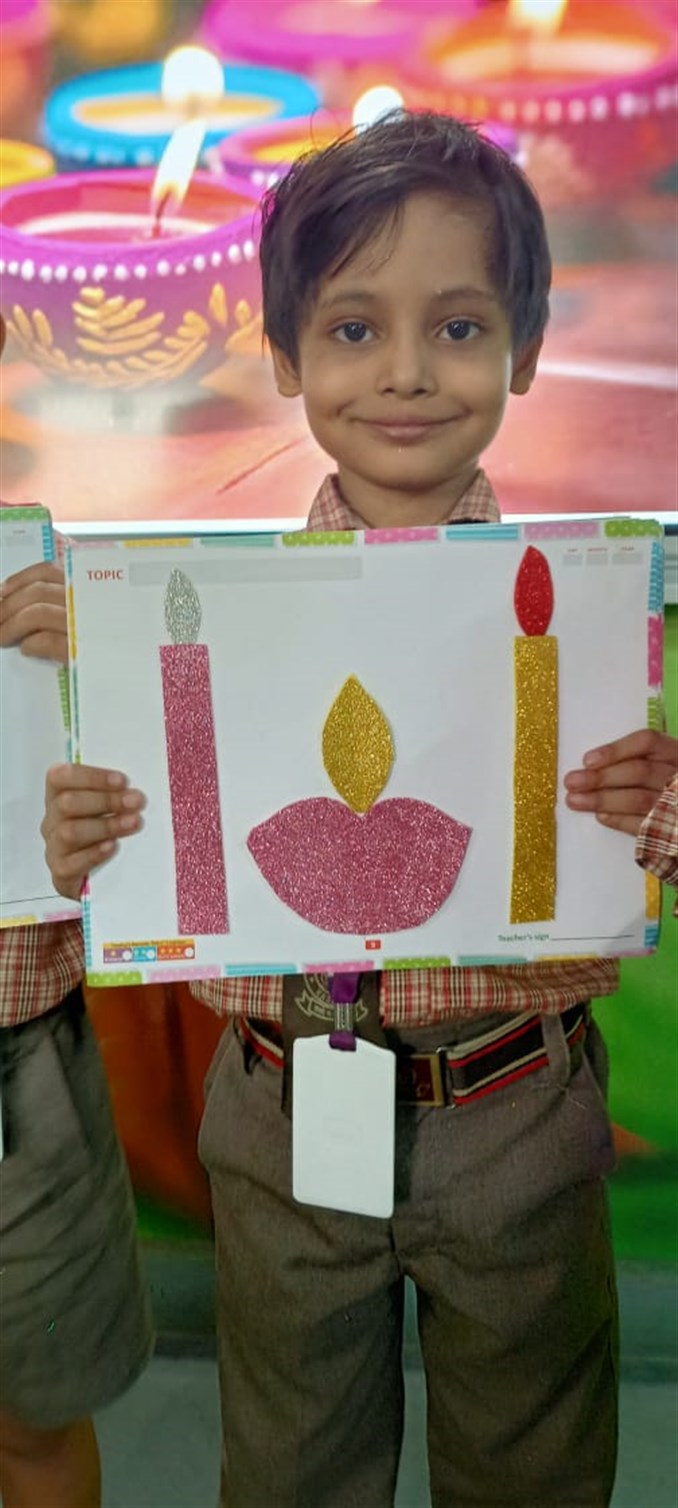 Diwali Activity LKG Rose