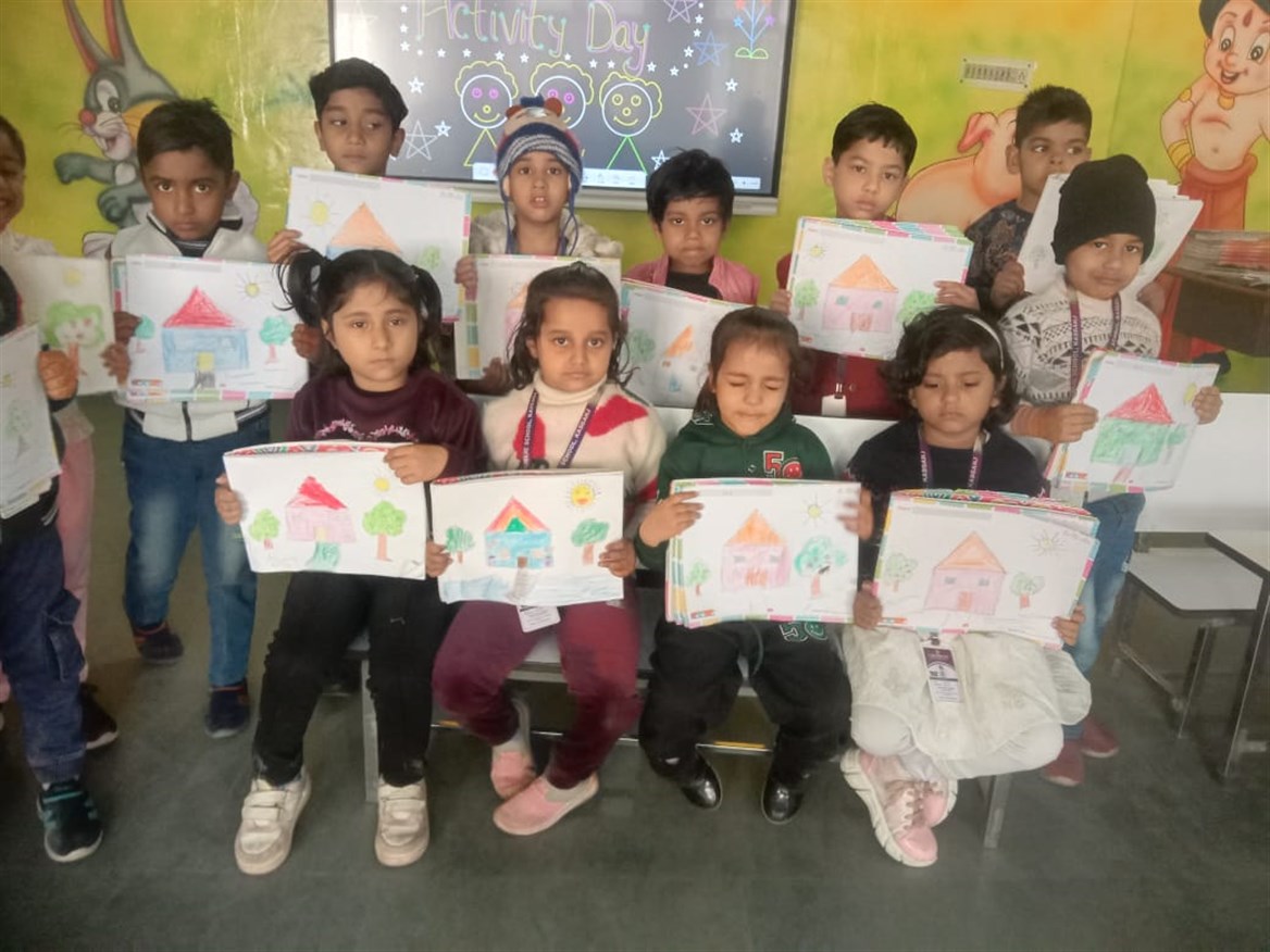 Honeybee and hut Activity By Class LKG Jasmine