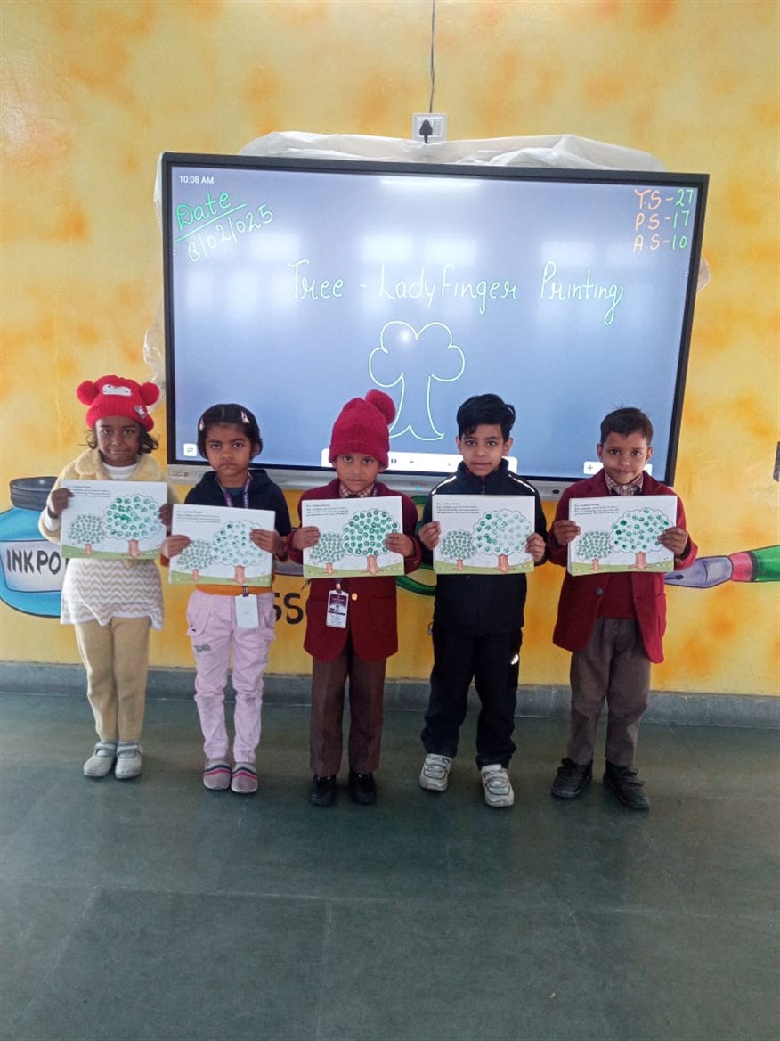 Tree Lady finger Activity class -LKG(lily)